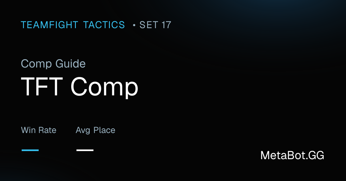 TFT Comp - Set 17 (0.0% WR) | MetaBot.GG